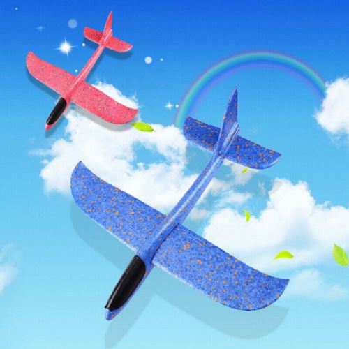 Avion din spuma pentru copii, 5 ani+, Rosu - eMAG.ro