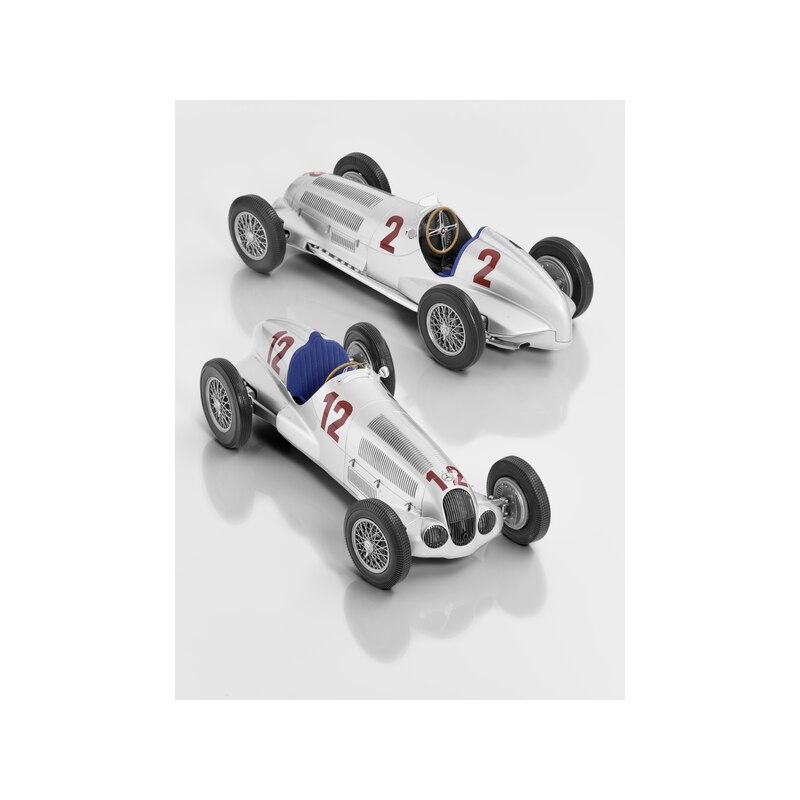 Masina germana GP model 1:18, Mercedes-Benz, Gri - eMAG.ro