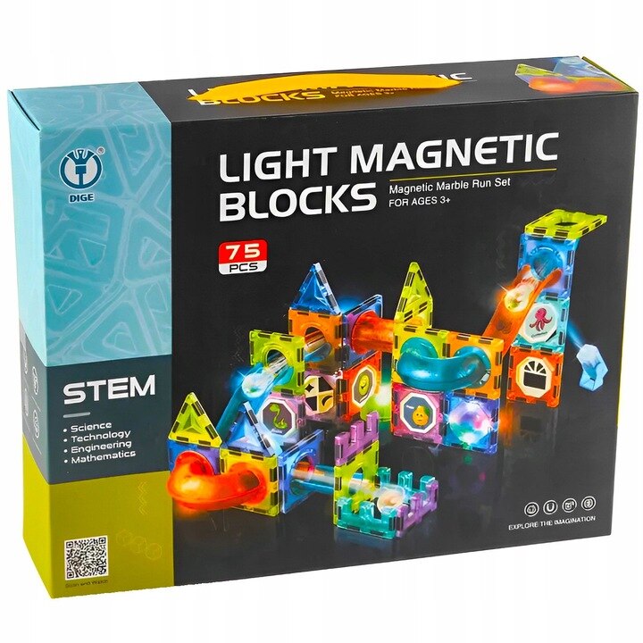 Set Piese Magnetice de Construit Educational si Creativ pentru Copii ...