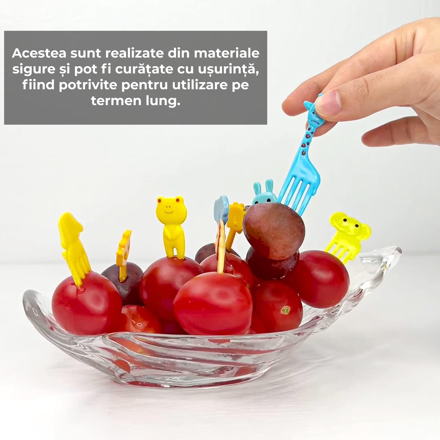 Set de 10 Furculite / Scobitori in Forma de Animale pentru Copii ...