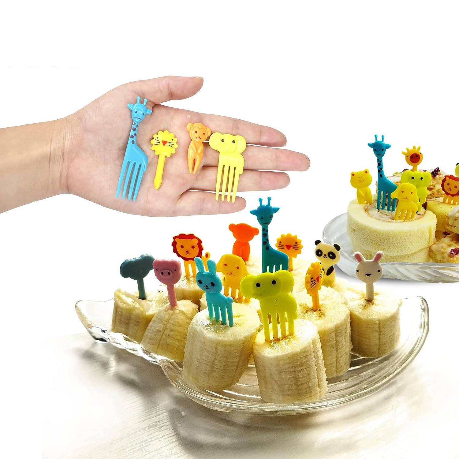 Set de 10 Furculite / Scobitori in Forma de Animale pentru Copii ...