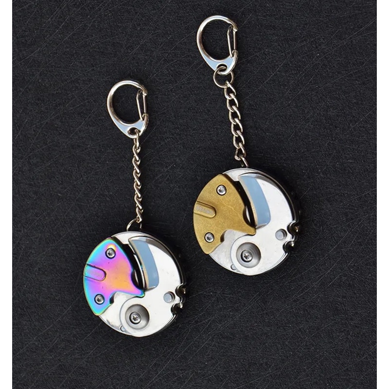 Cutit Mini, Tip Breloc Multifunctional cu 6 surubelnite, Otel ...