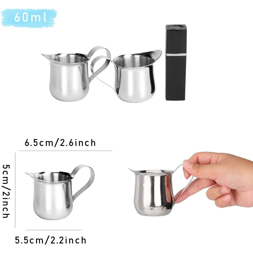 Set 2 ulcioare pentru lichide, Inox, Argintiu, 60ml - eMAG.ro