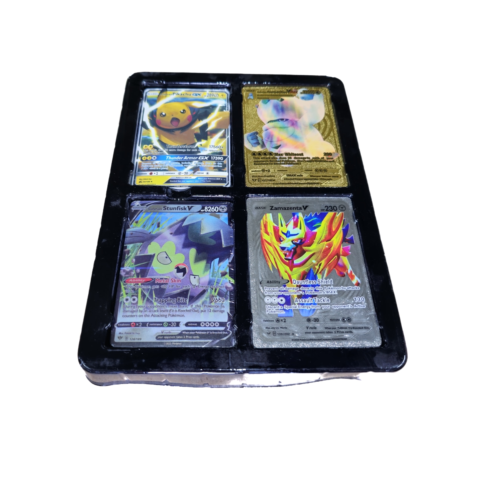 Set 100 carti Pokemon Mega Pack, Album 3D si cutie de depozitare ...