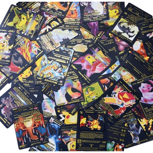Set 50 Cartonase Pokemon, negre - eMAG.ro