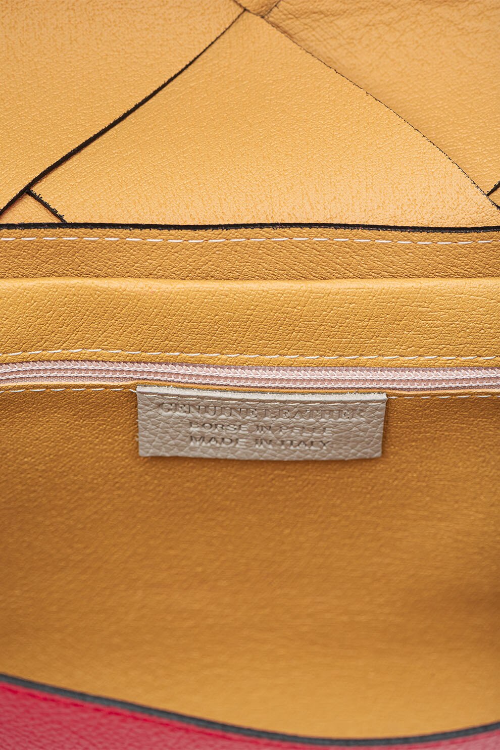 Massimo Castelli, Geanta din piele cu maner si clapa, Rosu - eMAG.ro