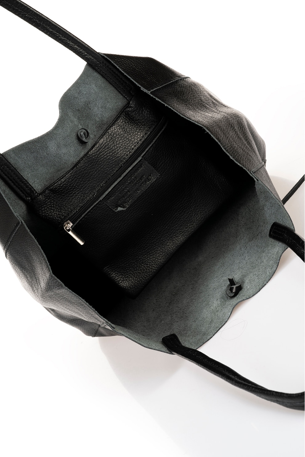 Massimo Castelli, Geanta shopper de piele cu aspect texturat, Negru ...