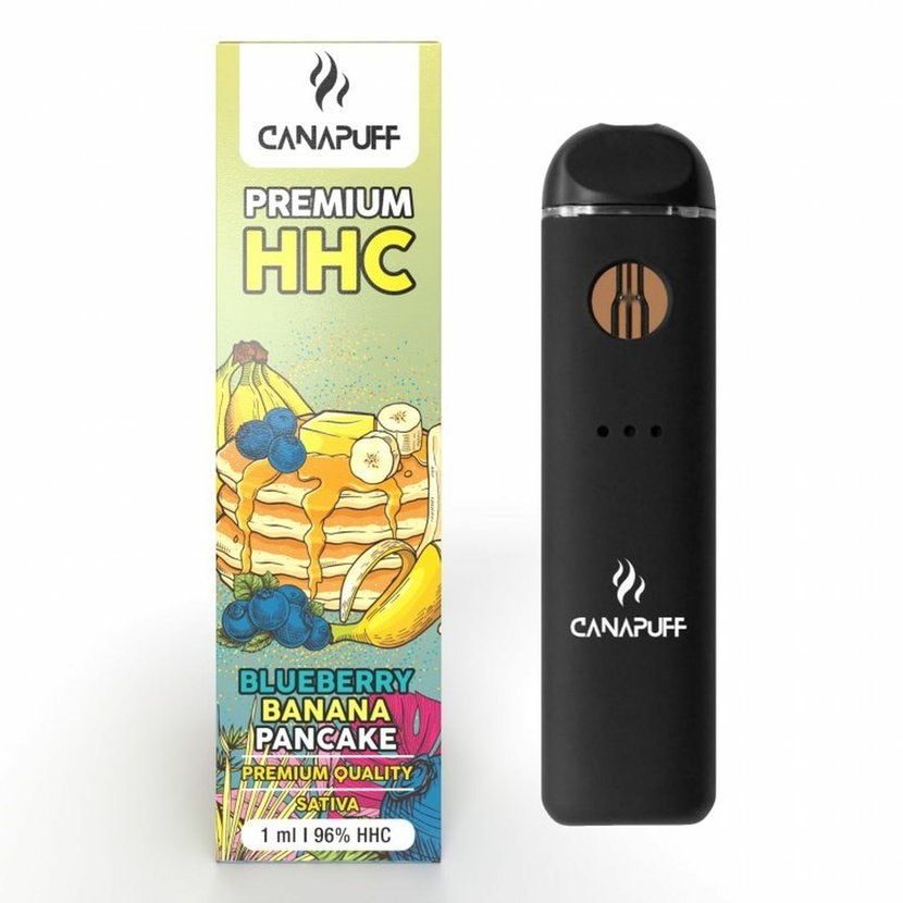 Vape de unica folosinta BLUEBERRY BANANA PANCAKE, CanaPuff,1ml - eMAG.ro