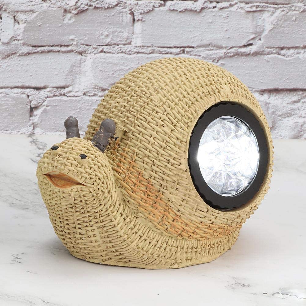 Decoratiune gradina solara, Rasina/ABS/PVC, Forma melc, 150 x 95 mm ...