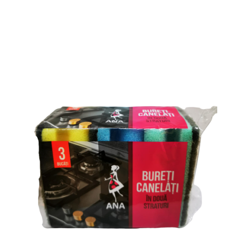 Bureti vase, canelati, in doua straturi, 3 Buc/set - eMAG.ro