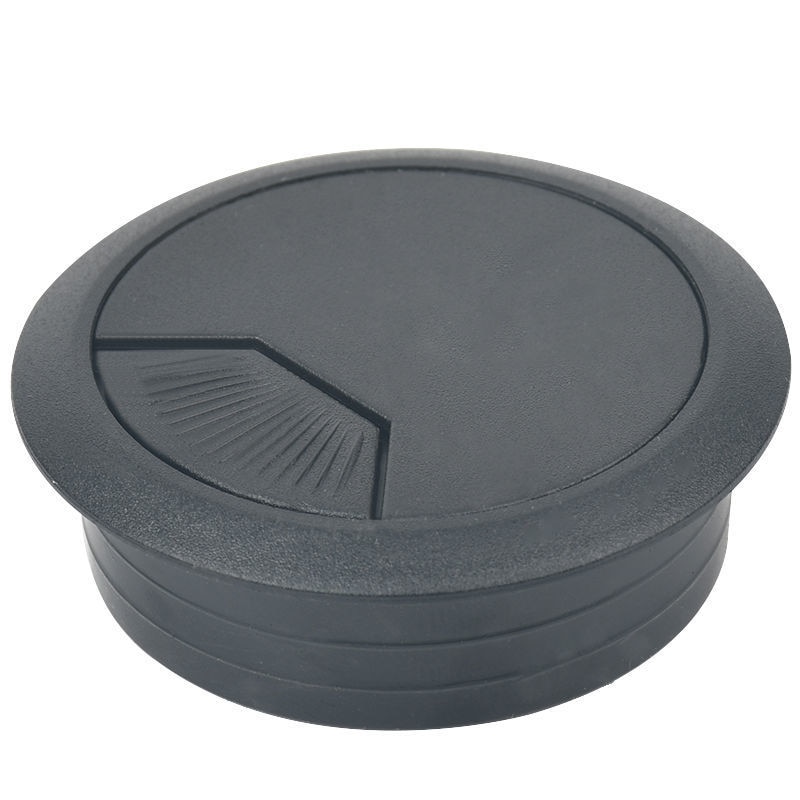 Set 2 organizator cabluri, 60 mm, Negru - eMAG.ro