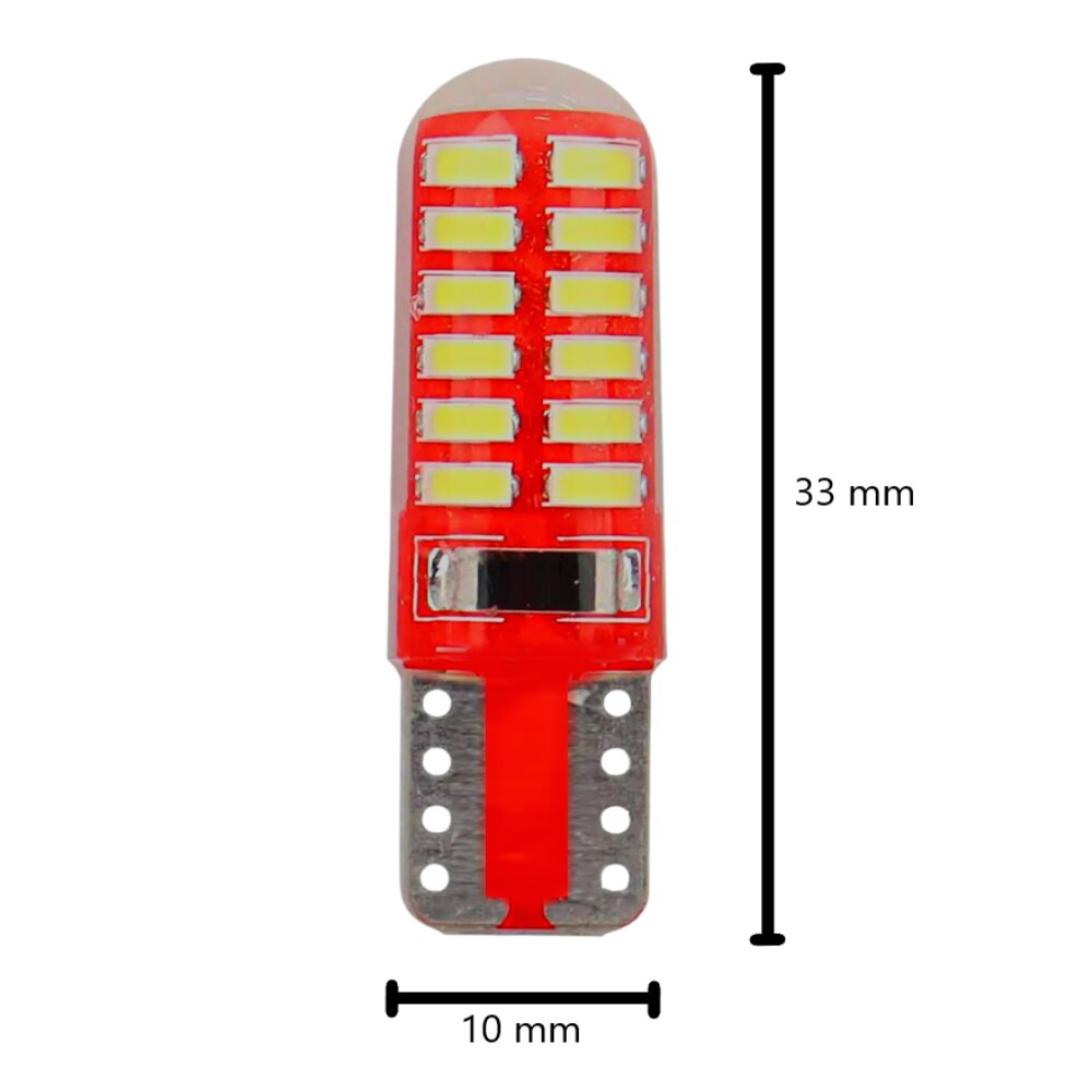 Set 2 x becuri auto T10 W5W, 24LED, 10W/set, 12V, canbus - eMAG.ro