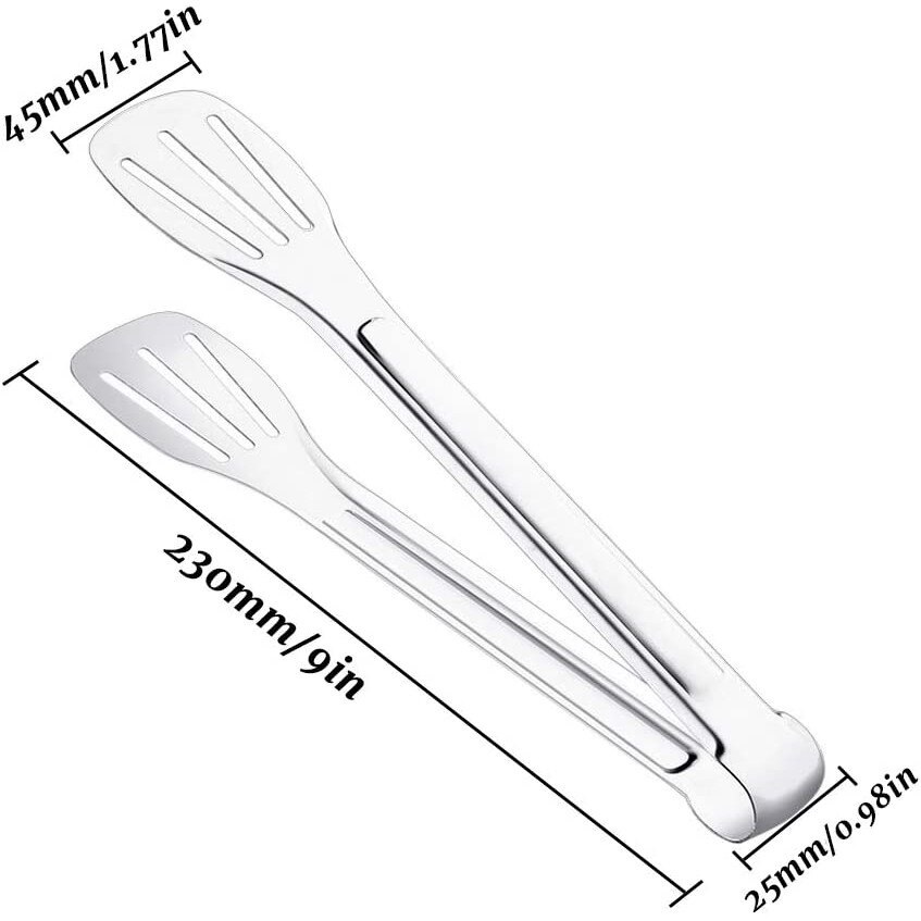 Set de 4 clesti de bucatarie, Inox, Argintiu - eMAG.ro