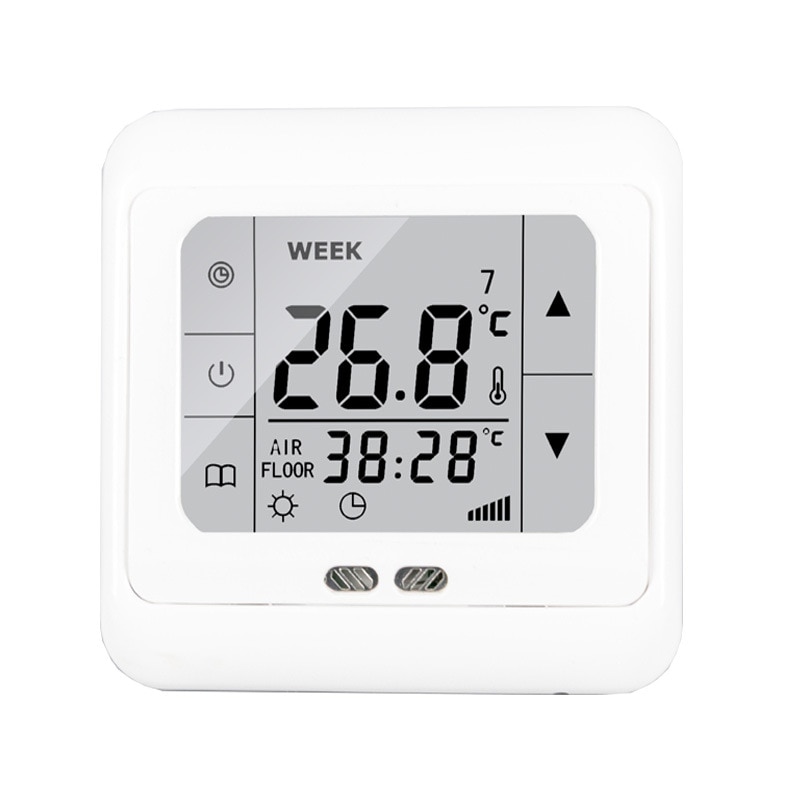 Termoregulator digital programabil cu ecran tactil, Policarbonat/ABS ...