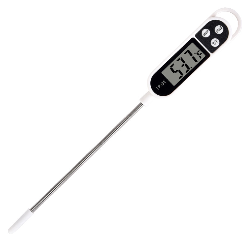 Termometru digital de bucatarie, Pentru cuptor, Sonda lunga, C/F ...