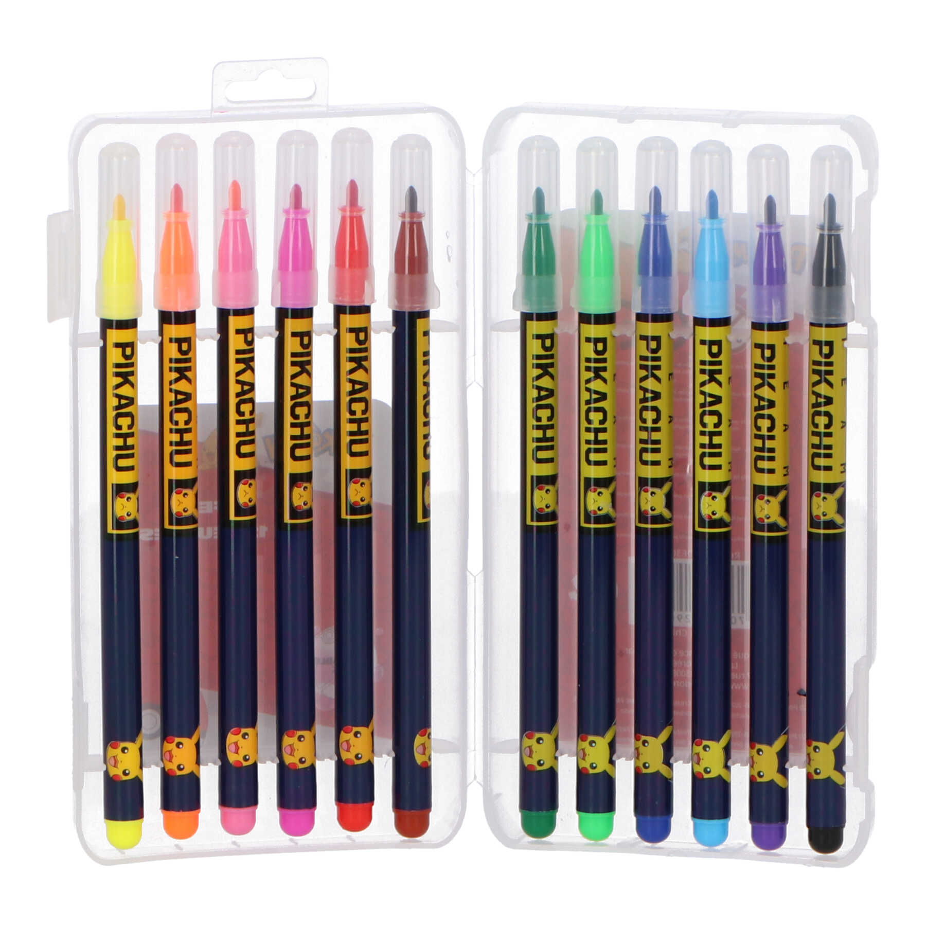 Set 12 carioci colorate Pokemon - eMAG.ro