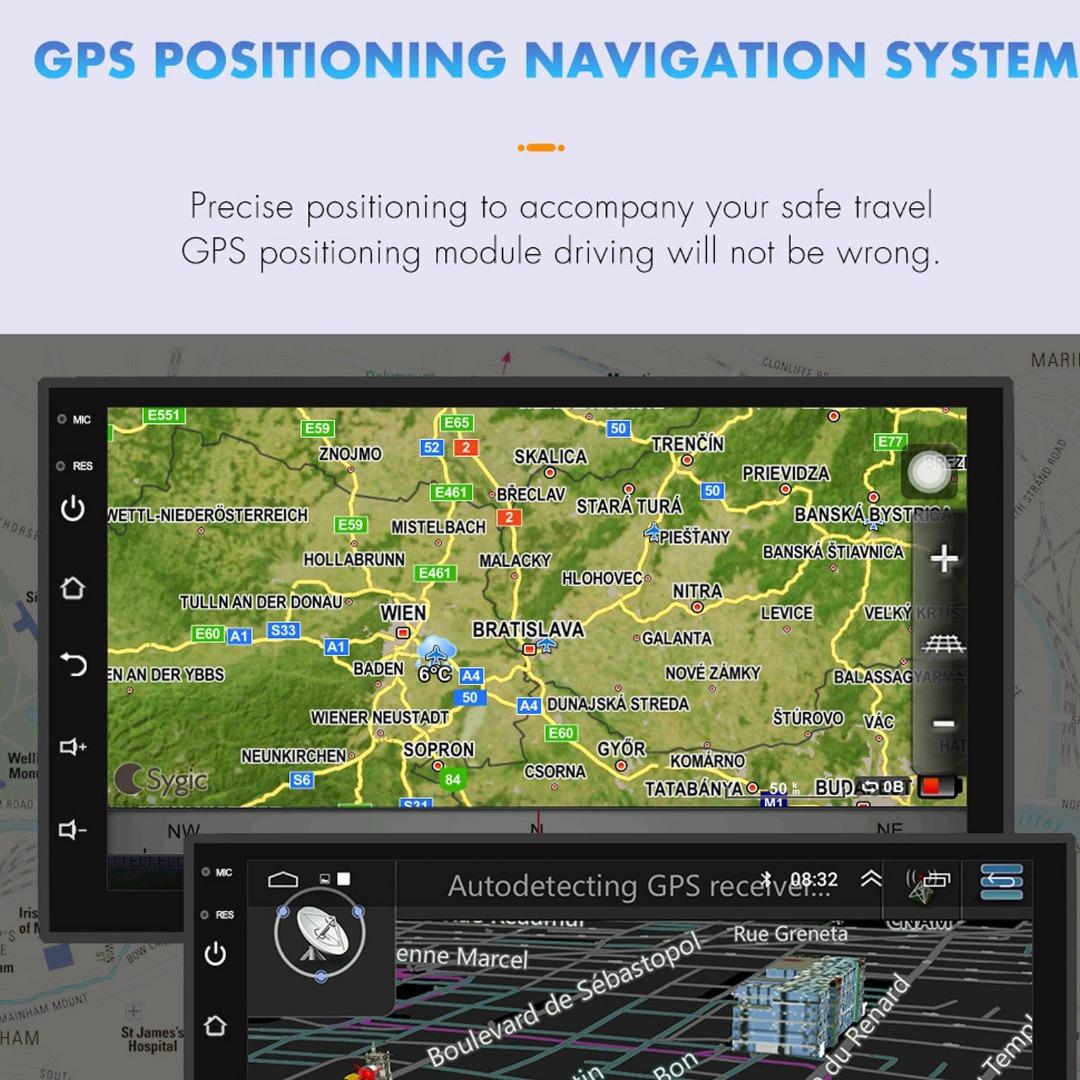 Navigatie auto universala MP5 Player, 2DIN, Android 11 Quad Core GPS ...