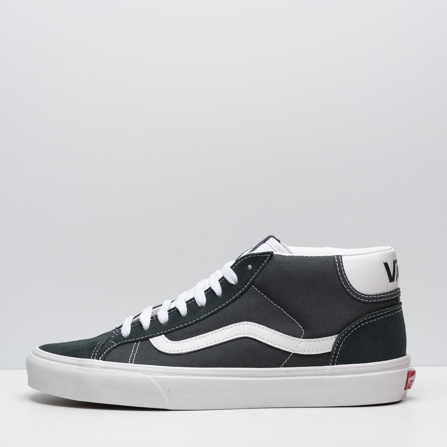 Tenisi inalti pentru barbati, Vans, Piele intoarsa, Verde, 42 - eMAG.ro
