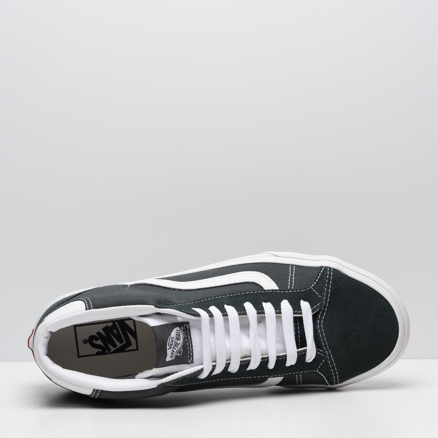 Tenisi inalti pentru barbati, Vans, Piele intoarsa, Verde, 42 - eMAG.ro