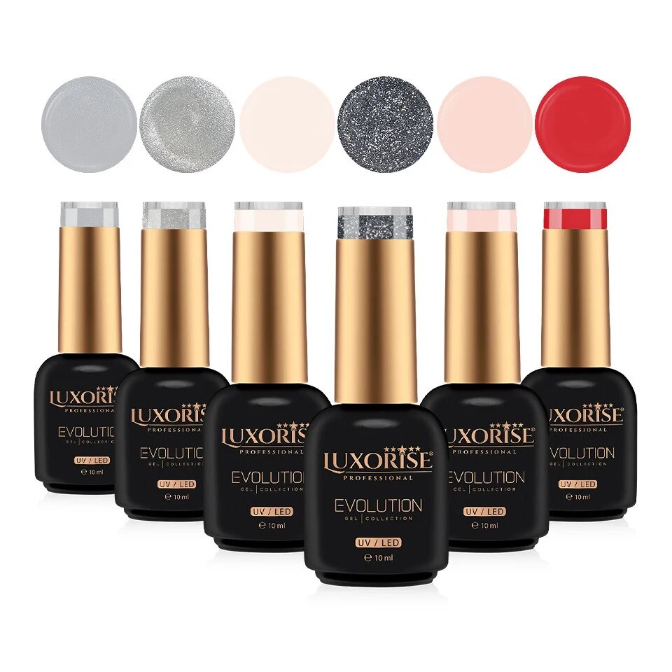 Set 6 Oje Semipermanente LUXORISE Evolution, Wedding - eMAG.ro