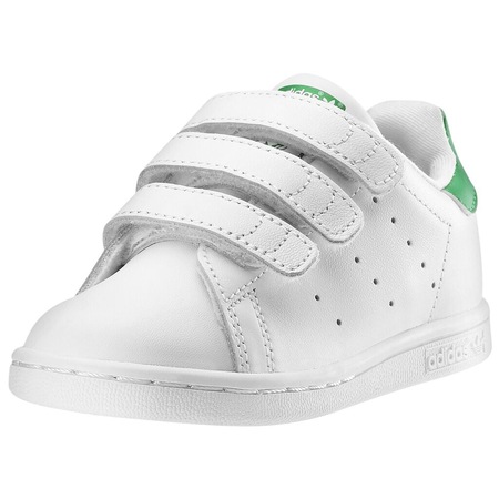 Pantofi sport copii model Stan Smith, ADIDAS, Piele sintetica, Alb ...