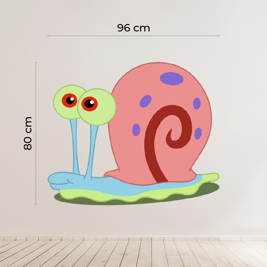 Sticker Decorativ, Garry The Snail, 80x96cm - eMAG.ro