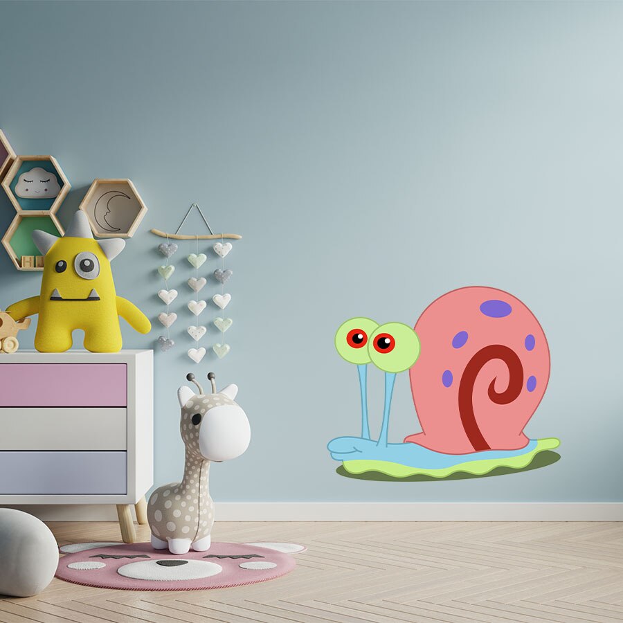 Sticker Decorativ, Garry The Snail, 80x96cm - eMAG.ro