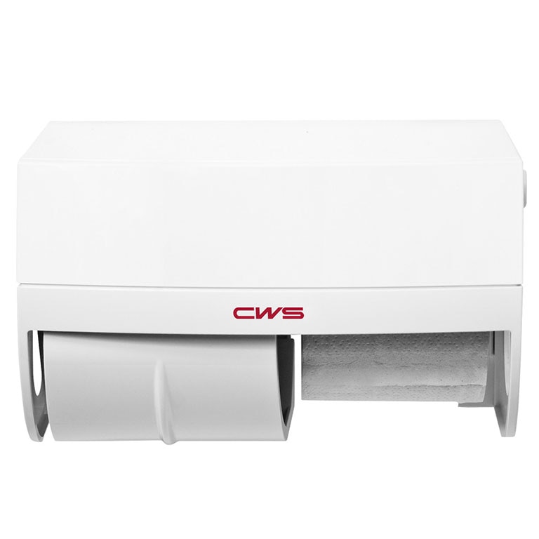 Recipient hartie igienica capacitate 2 role CWS boco plastic alb - eMAG.ro