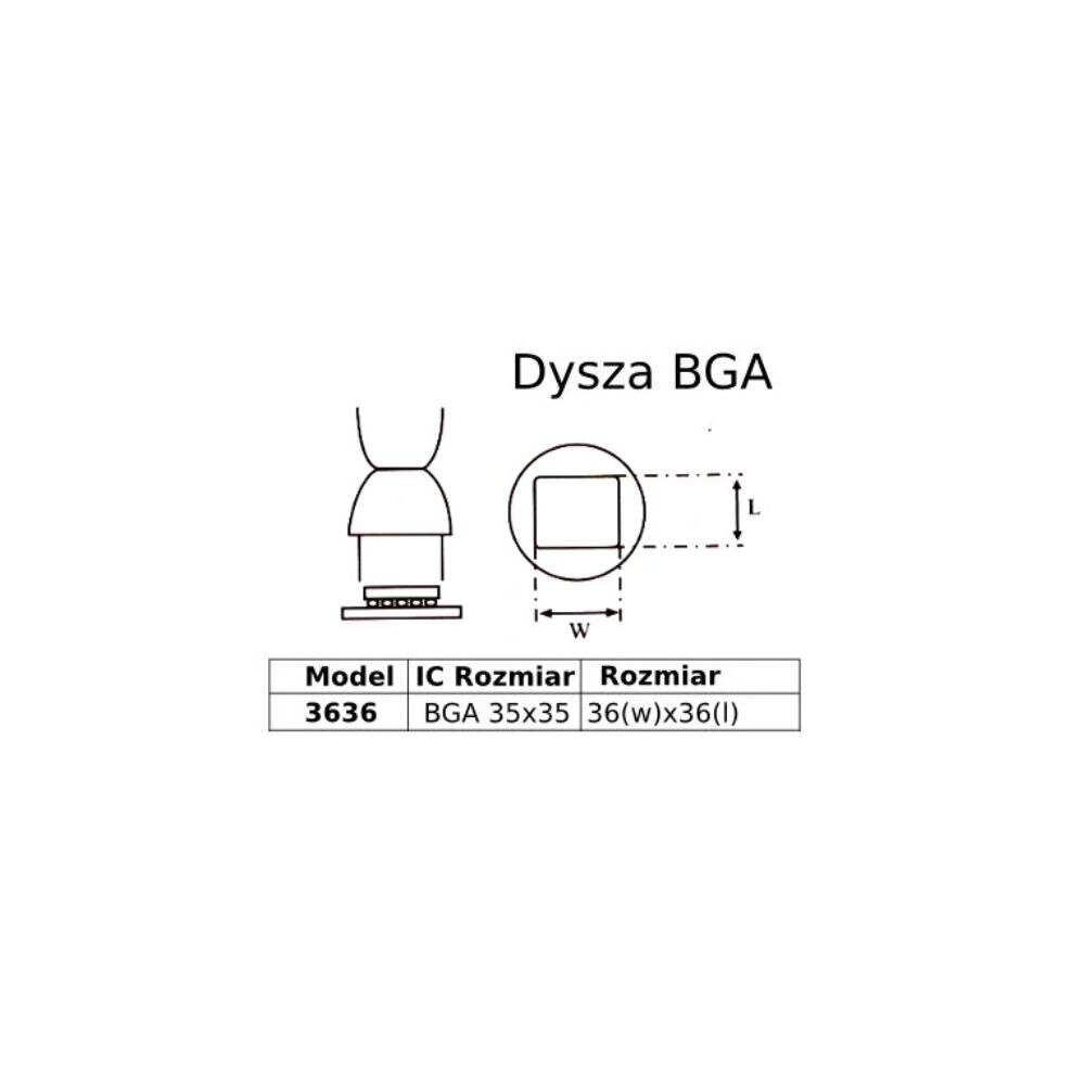 Duza de aer cald, pentru BGA, model 3636 - eMAG.ro