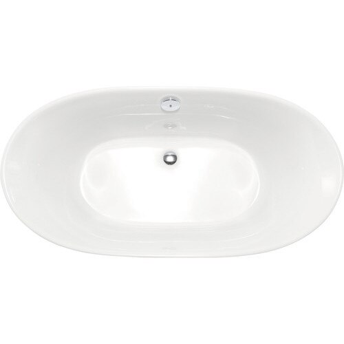 Cada de Baie Ovala Freestanding Egg 160, Acril, 80x160x58 cm, Alb - eMAG.ro