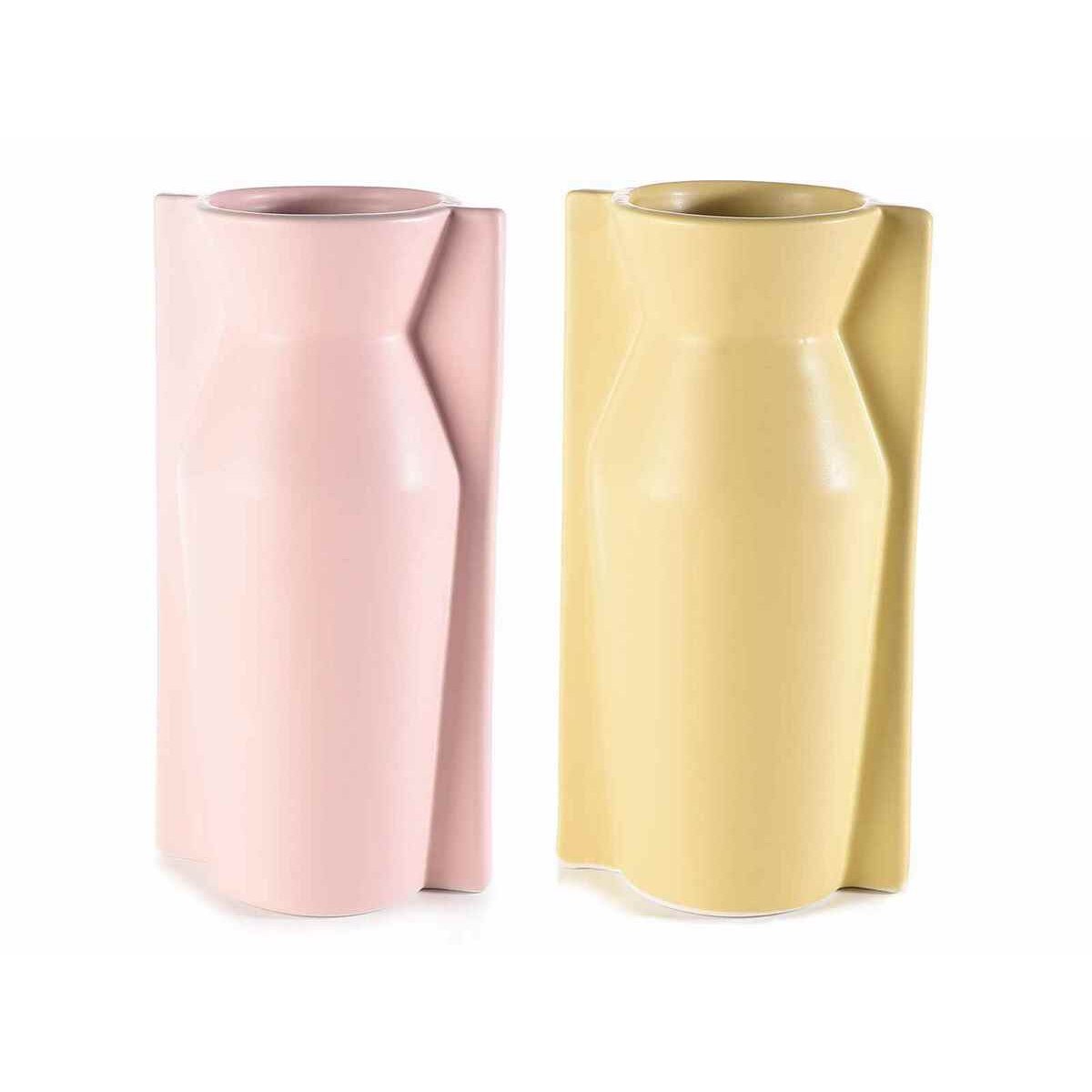 Set 2 vaze flori portelan 11x8.5x21.5 cm - eMAG.ro