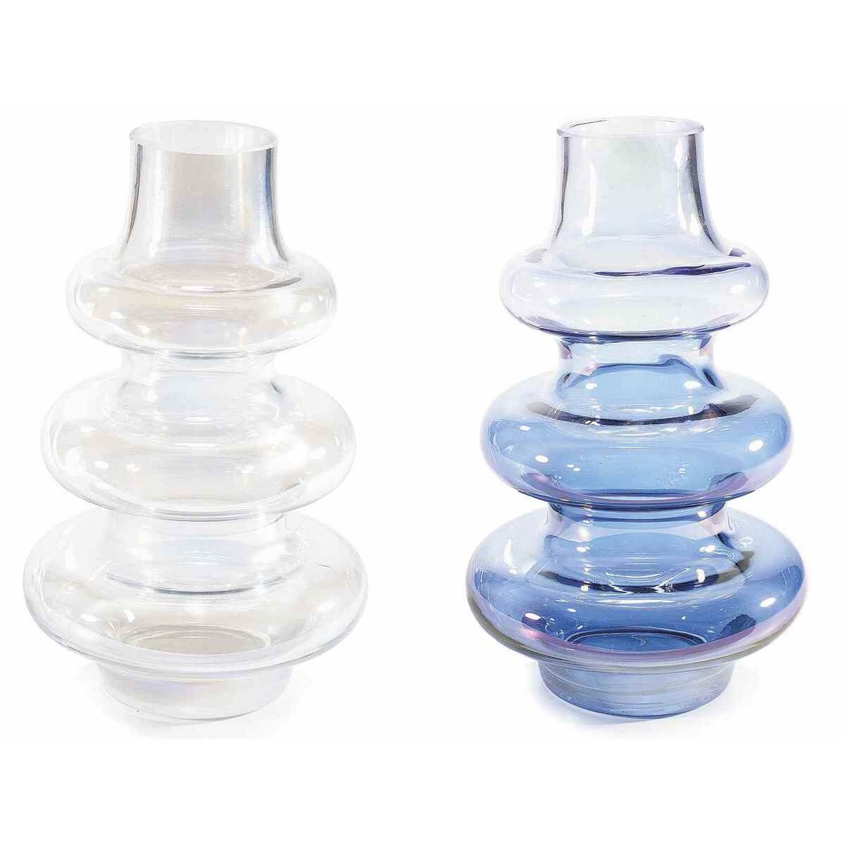 Set 2 vaze flori sticla 14.5x24 cm - eMAG.ro