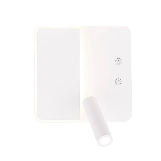 Аплик Candellux Alma,1x6W LED +3W LED 4000K, Бял - eMAG.bg