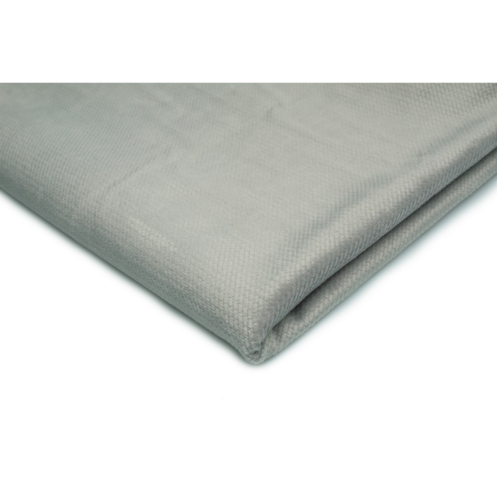 Tricot Velvet, tip catifea, Gri deschis, 50 cm x 160 cm - eMAG.ro