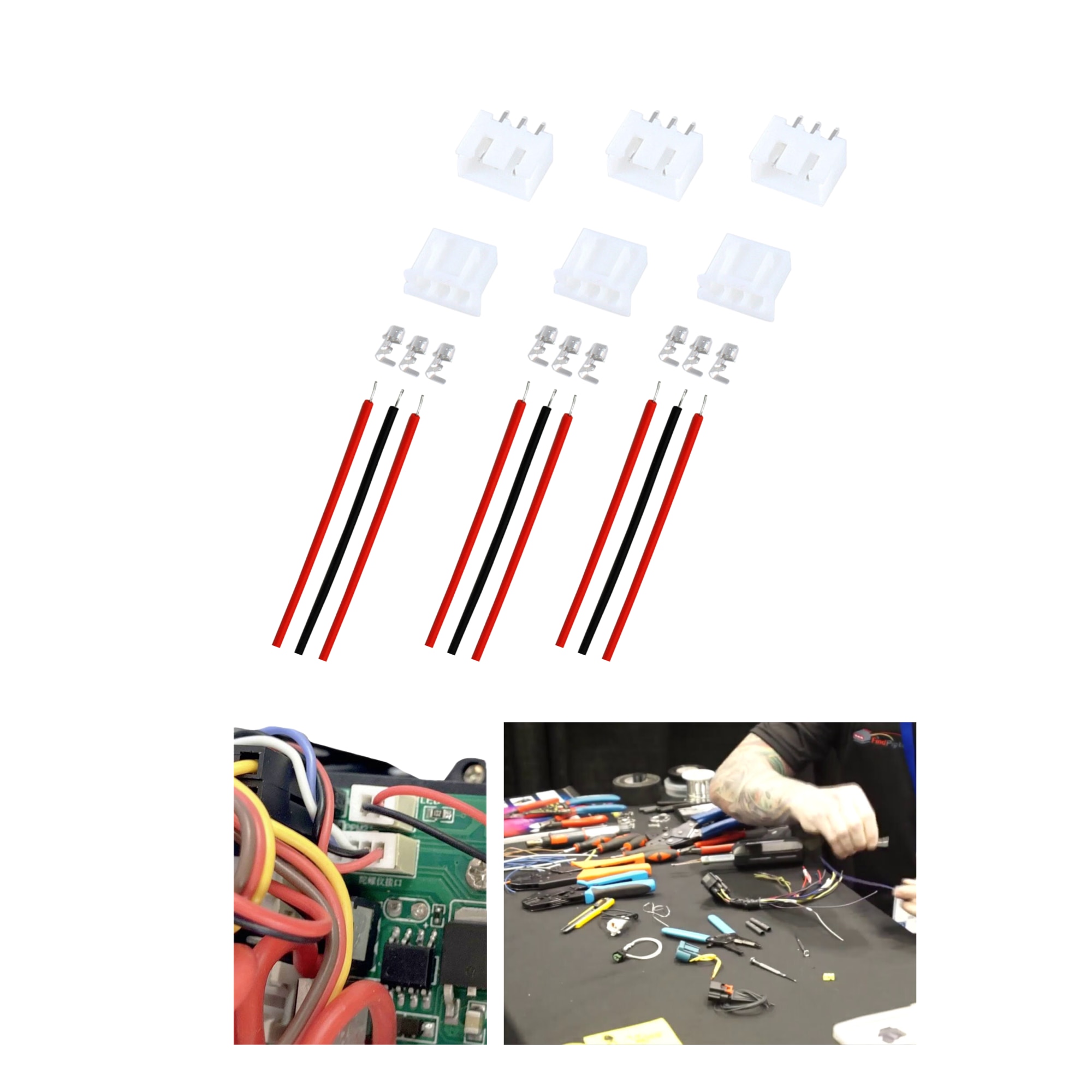 Set Conectori Micro 3-Pini Mama-Tata, cu Fire, pentru Automatica ...