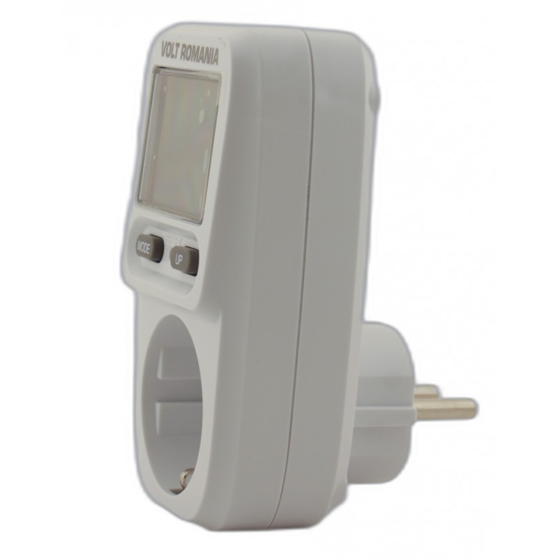 Priza cu contor de consum De Energie Electrica Volt Romania VRPM02 ...