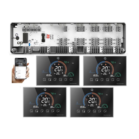 Kit automatizare Quicksmart Q10 pentru incalzire in pardoseala ...