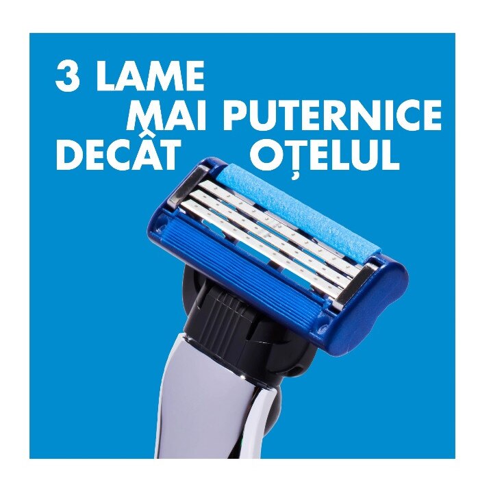 Aparat de ras Gillette Mach3 Turbo 3D cu 4 rezerve - eMAG.ro