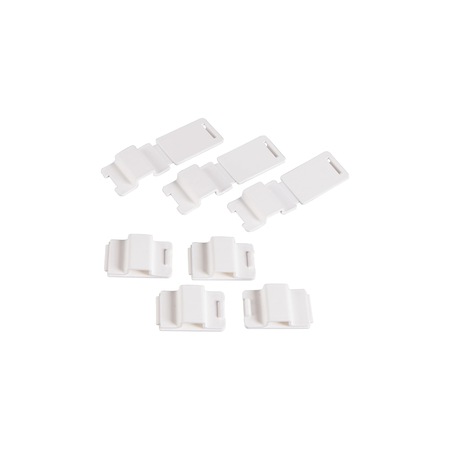 Set 20 coliere pentru etichetare cabluri, 7 x 1 cm, Happymax ® - eMAG.ro