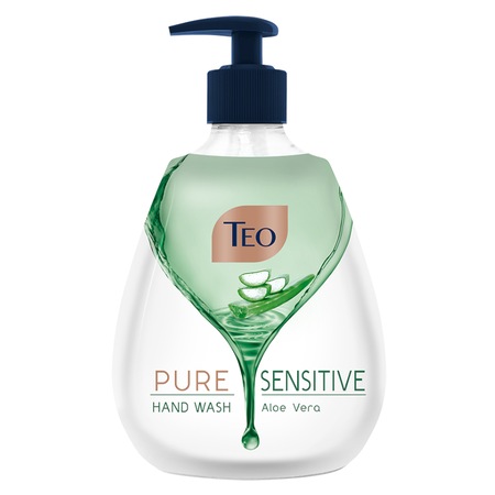 Set 4 x Sapun Lichid Teo Pure Sensitive Aloe Vera, 400 ml - eMAG.ro