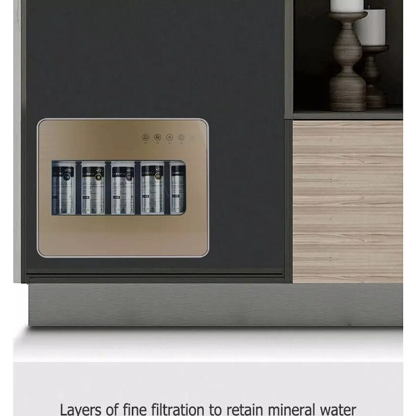 Filtru de apa pentru robinet, 5 stadii de filtrare, culoare golden ...