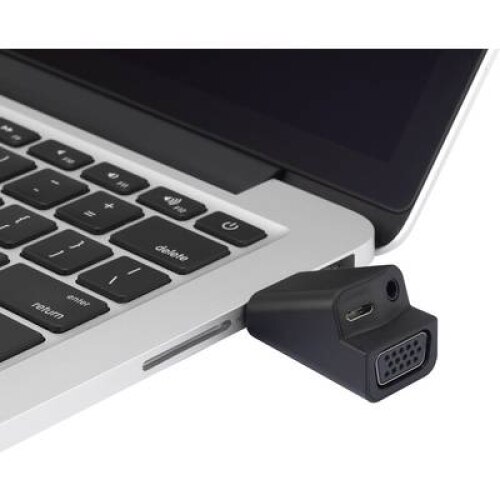 Adaptor convertor HDMI - VGA, Renkforce, 1x mufa HDMI - 1x VGA, 1x mufa ...