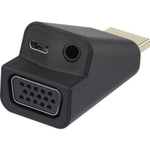 Adaptor convertor HDMI - VGA, Renkforce, 1x mufa HDMI - 1x VGA, 1x mufa ...
