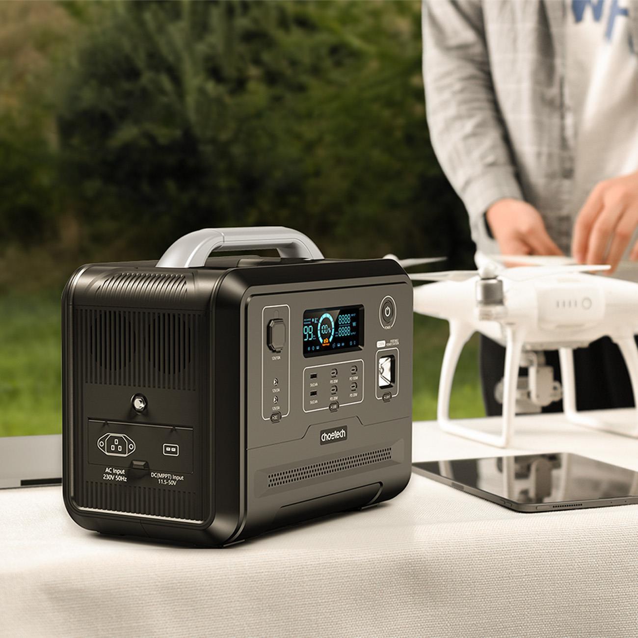 Statie de incarcare portabila Choetech BS005 LiFePO4, 960Wh, 1200W ...