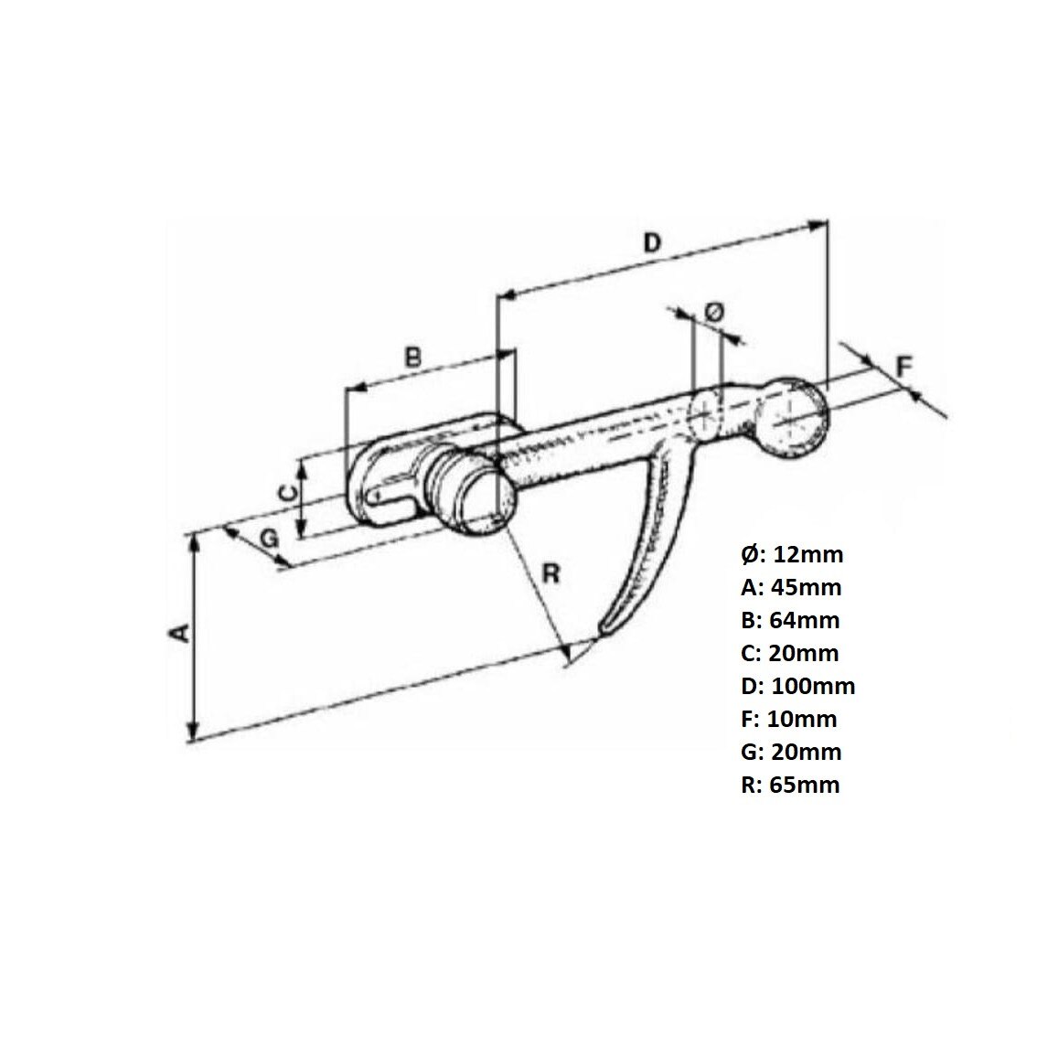 Inchizator Blocator Oblon Lateral Bena - eMAG.ro