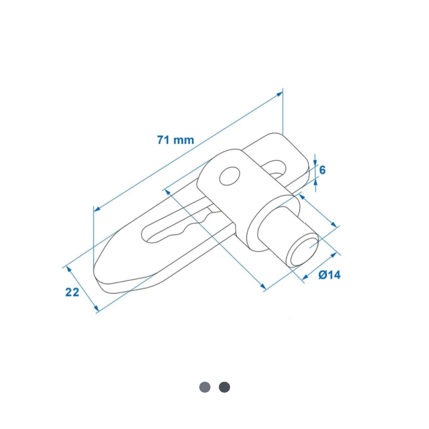 Inchizator Blocator Oblon Tip Bolt Sudabil - eMAG.ro