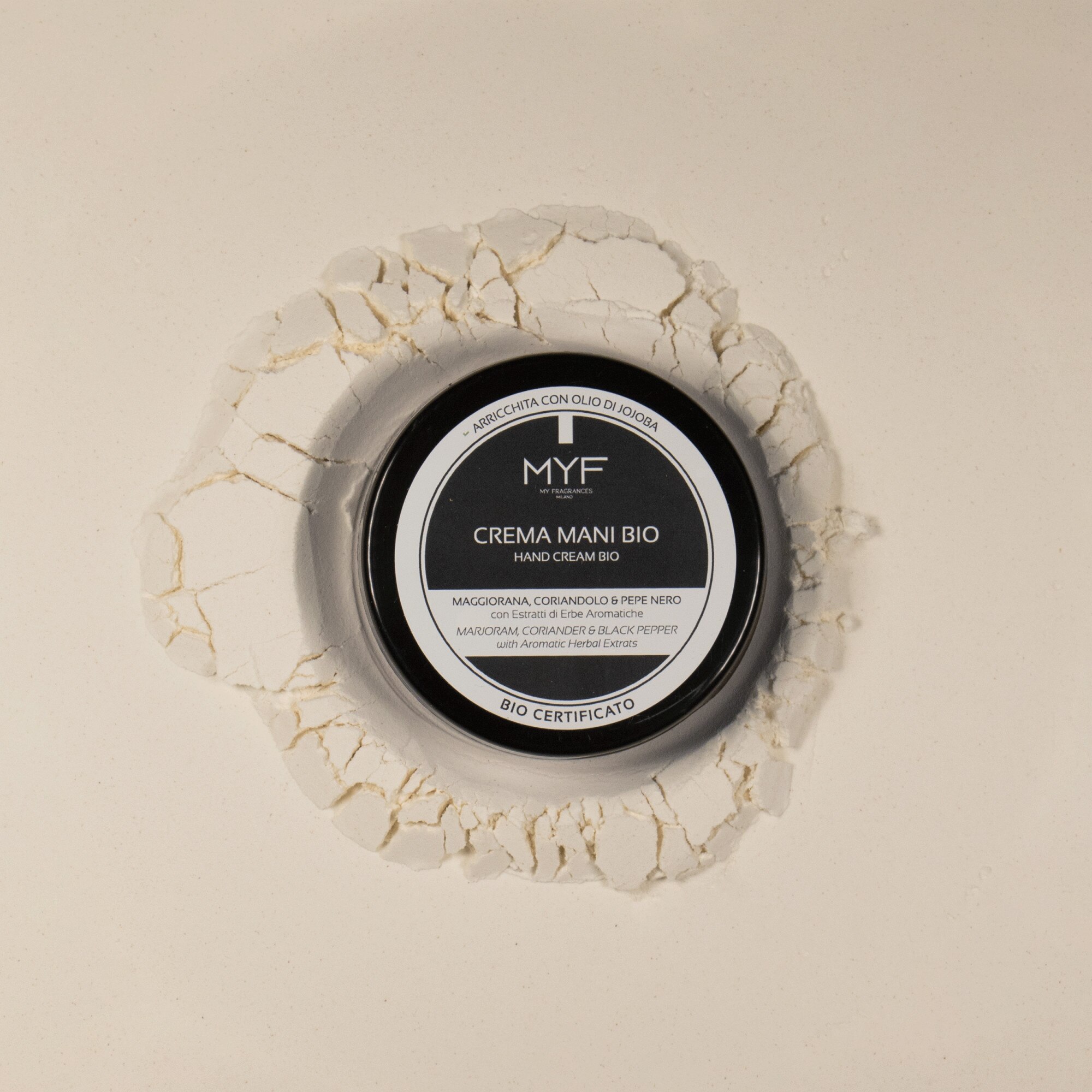 Crema de maini MYF, 50 ML, BIO, contine maghiran, coriandru si piper ...