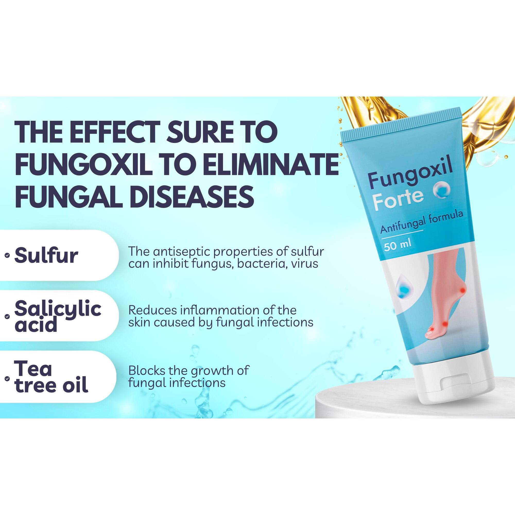 Crema de picioare FUNGOXIL 50ml - eMAG.ro