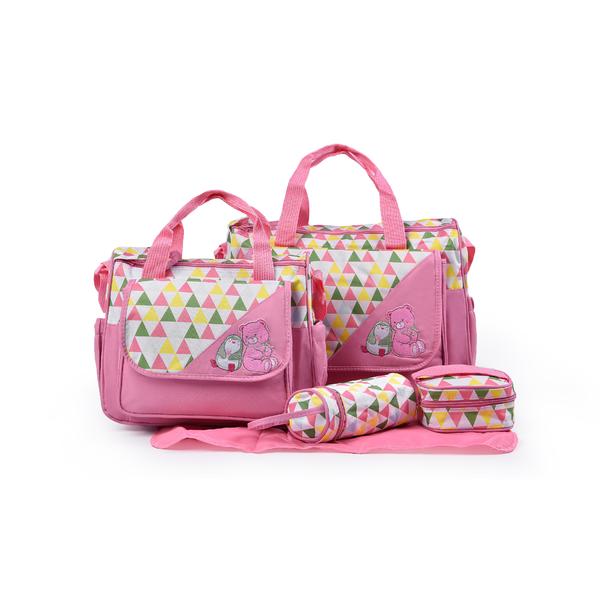 Set de genti pentru mamici Mama Bag Natura Roz - eMAG.ro
