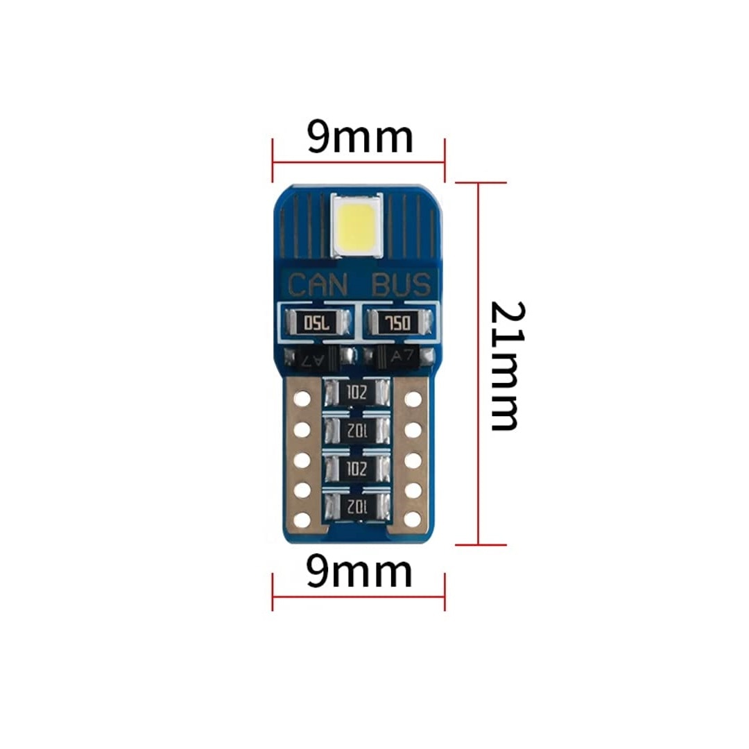Bec auto T10 PCB cu 2 led-uri 3030 cu CANBUS - eMAG.ro